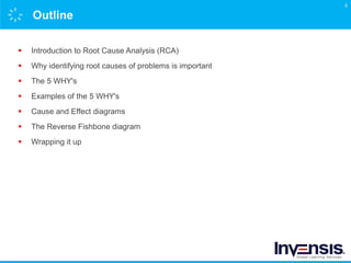 Root Cause Analysis, The 5 Why’s, and The Fishbone Diagram | PPTX
