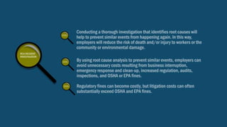 RCA Incident Investigation Training For Business Organizations | PPTX