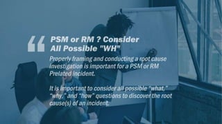 RCA Incident Investigation Training For Business Organizations | PPTX