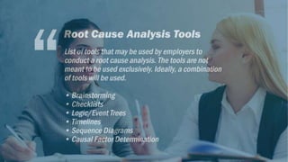 RCA Incident Investigation Training For Business Organizations | PPTX