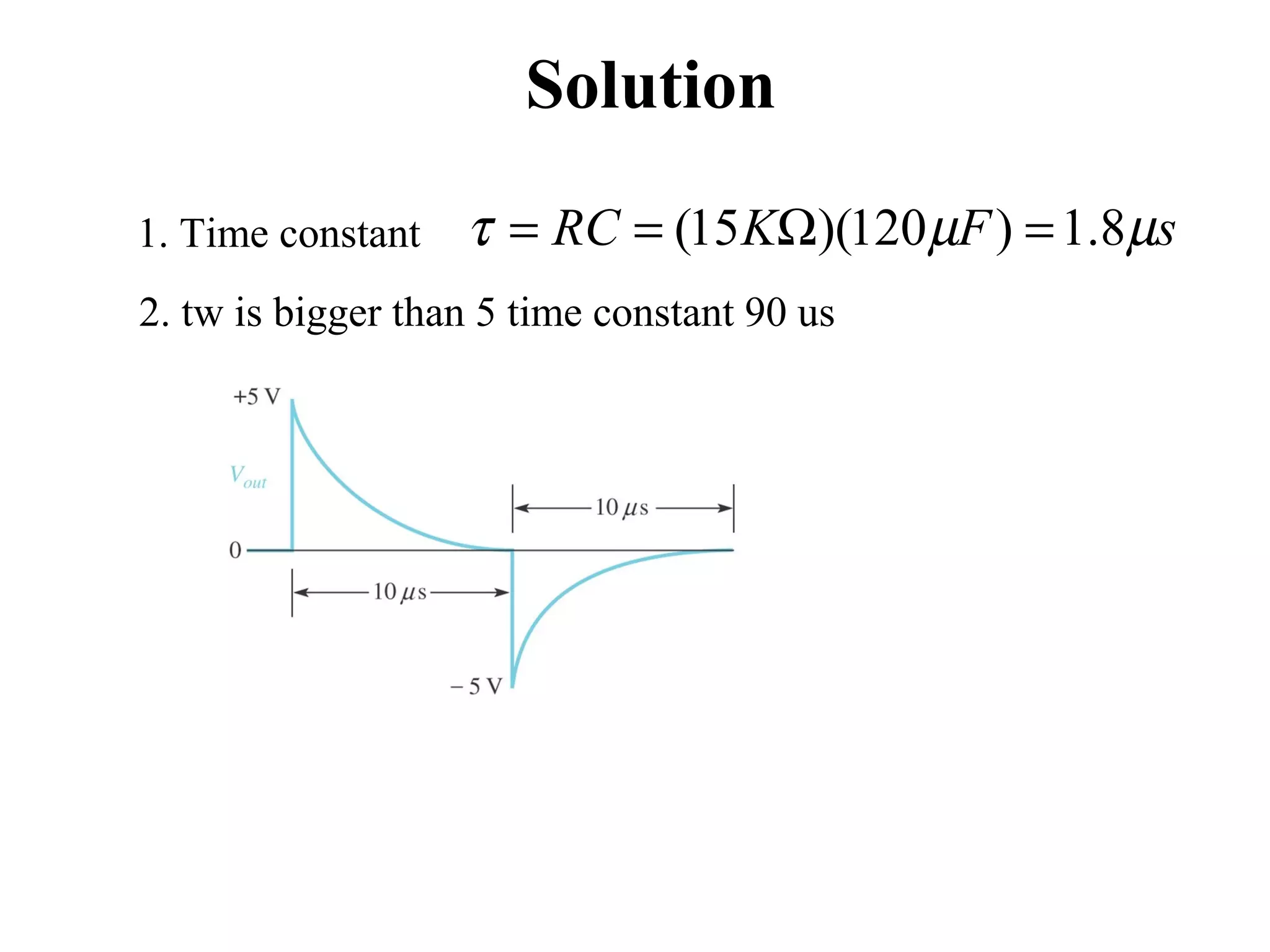 Rc and rl differentiator and integrator circuit | PPT