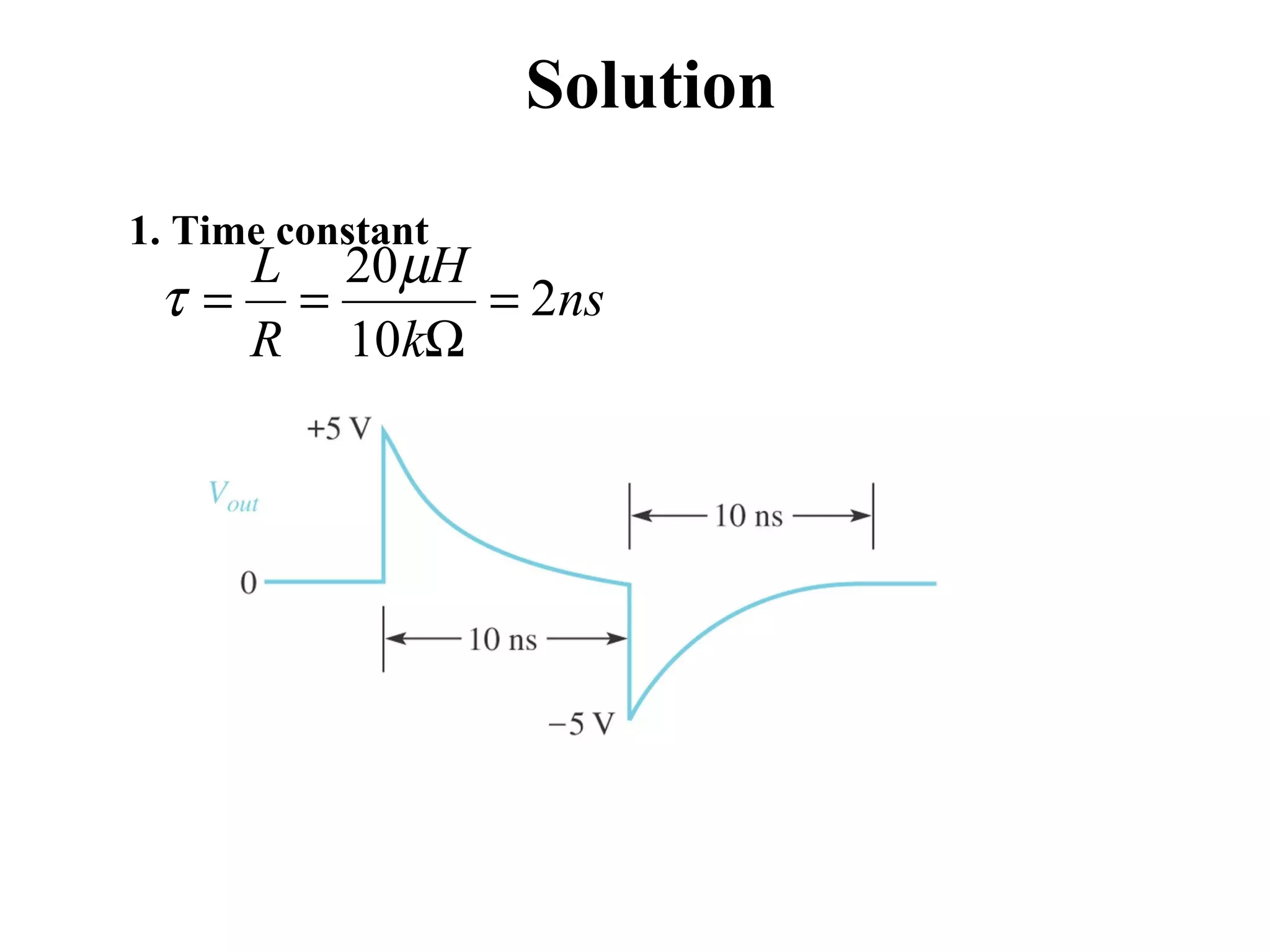 Rc and rl differentiator and integrator circuit | PPT