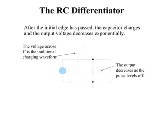 Rc and rl differentiator and integrator circuit | PPT