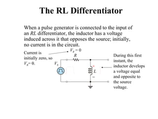 Rc and rl differentiator and integrator circuit | PPT