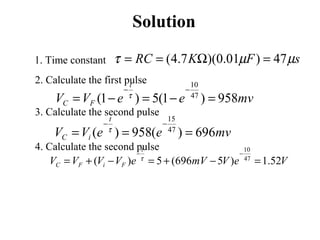 Rc and rl differentiator and integrator circuit | PPT