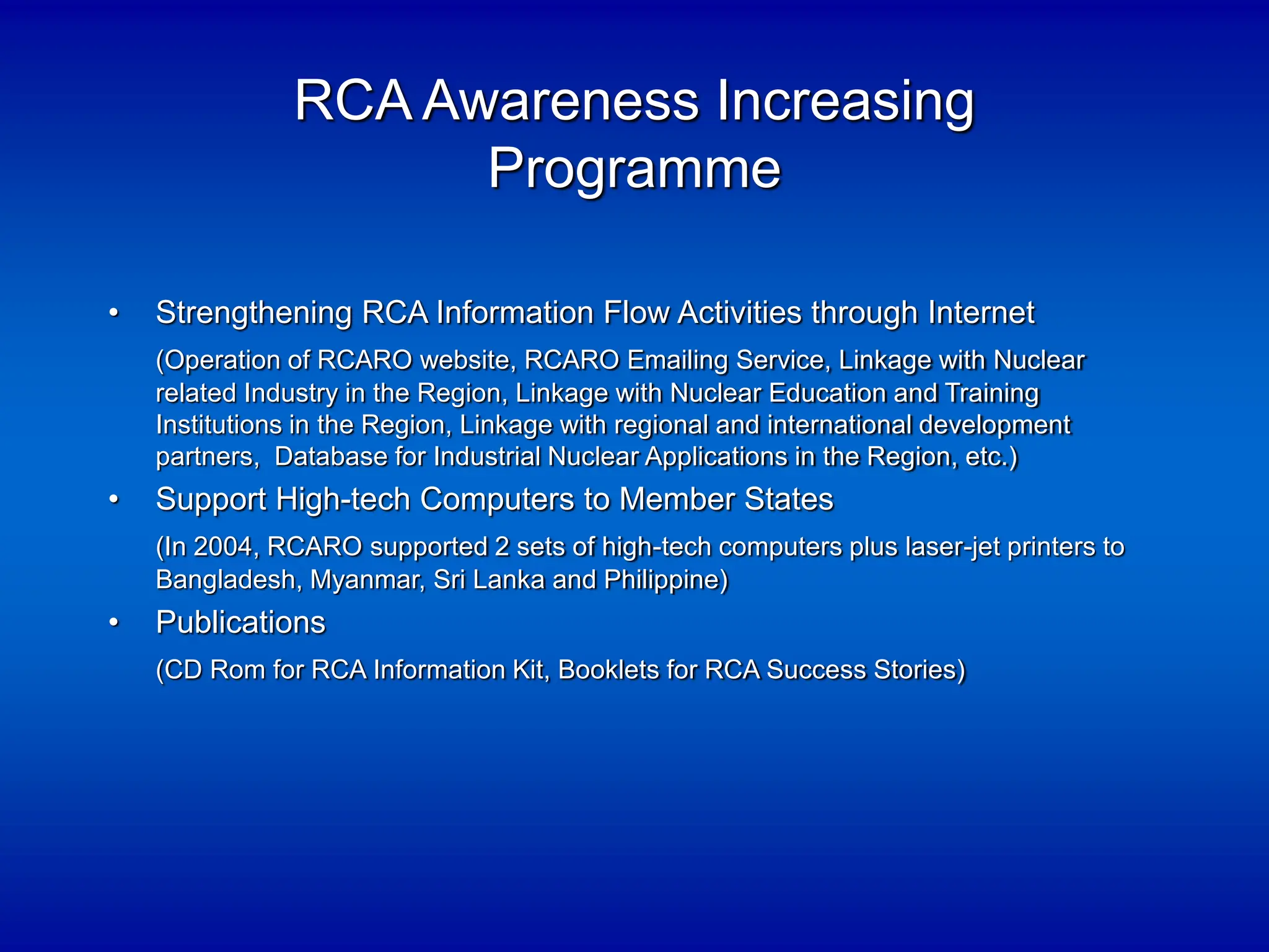 RCARO_Presentation_to_RCA_Stakeholders.ppt