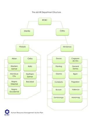 Human Resource Action Plan (Rizal Commercial Banking Corporation) | PDF