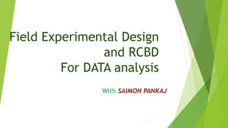 RCBD design,data analysis,Research plot design,basic terms intro for ...