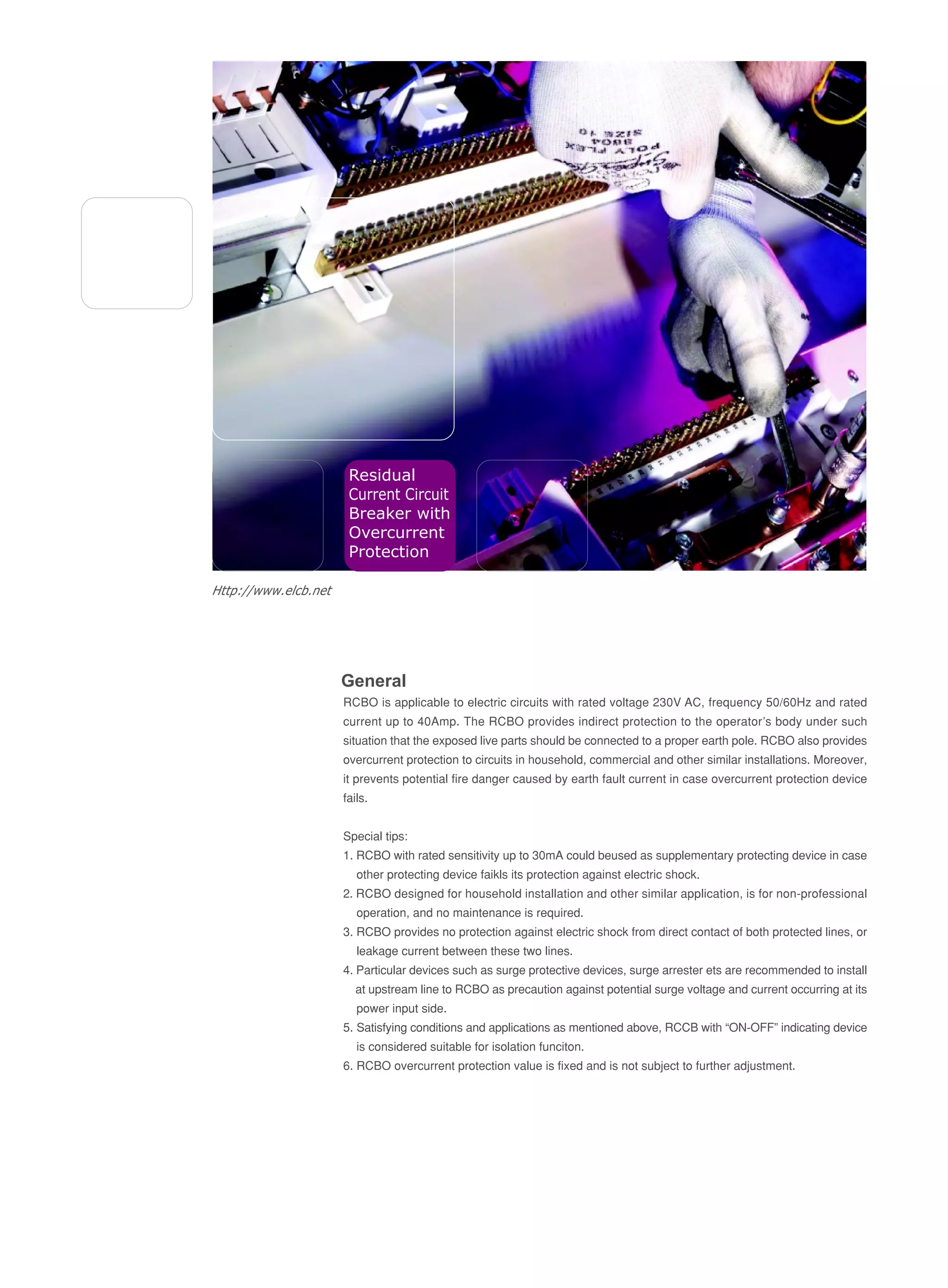 Rcbo catalogue | PDF