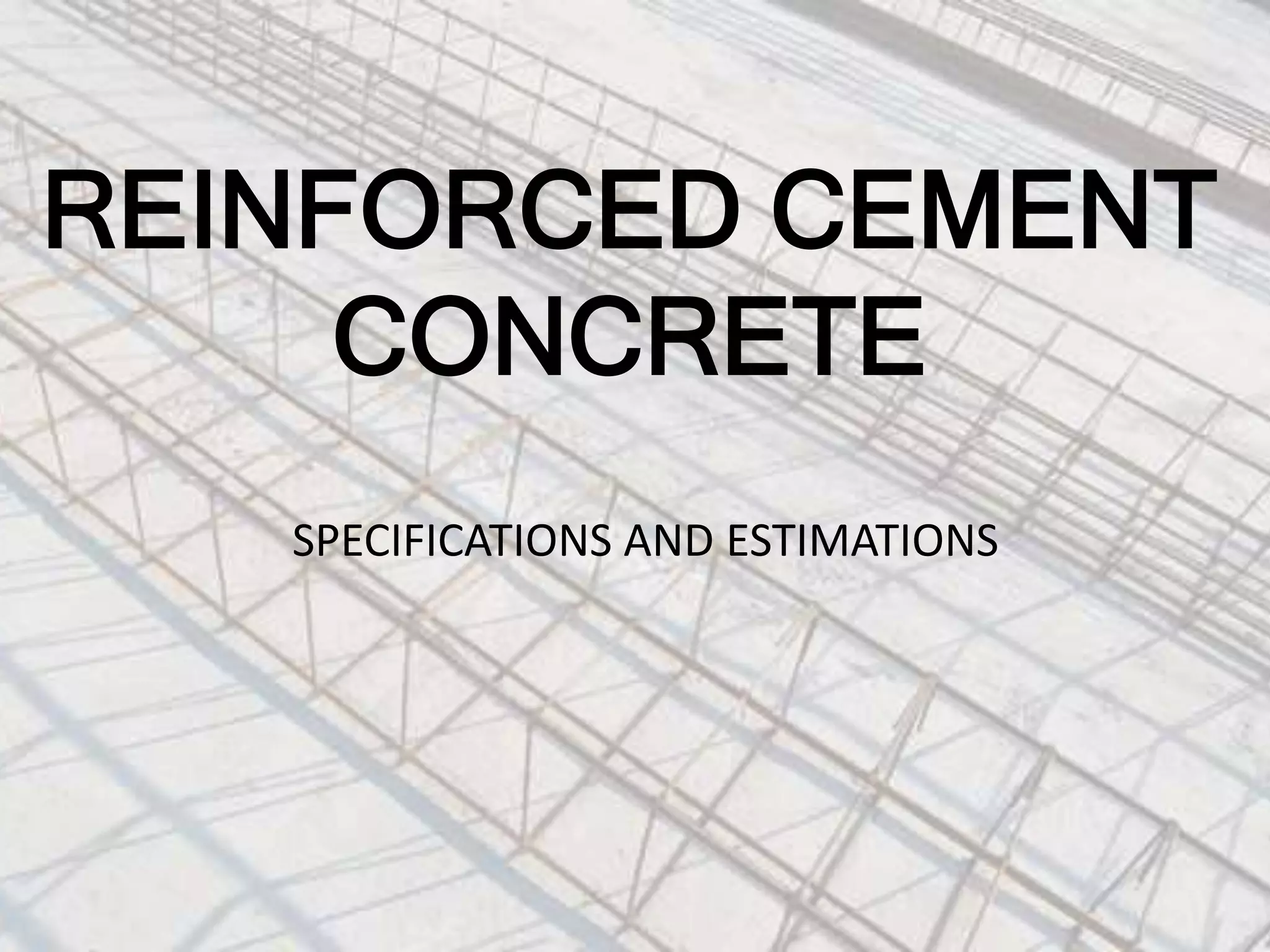 specification of Rcc | PPTX