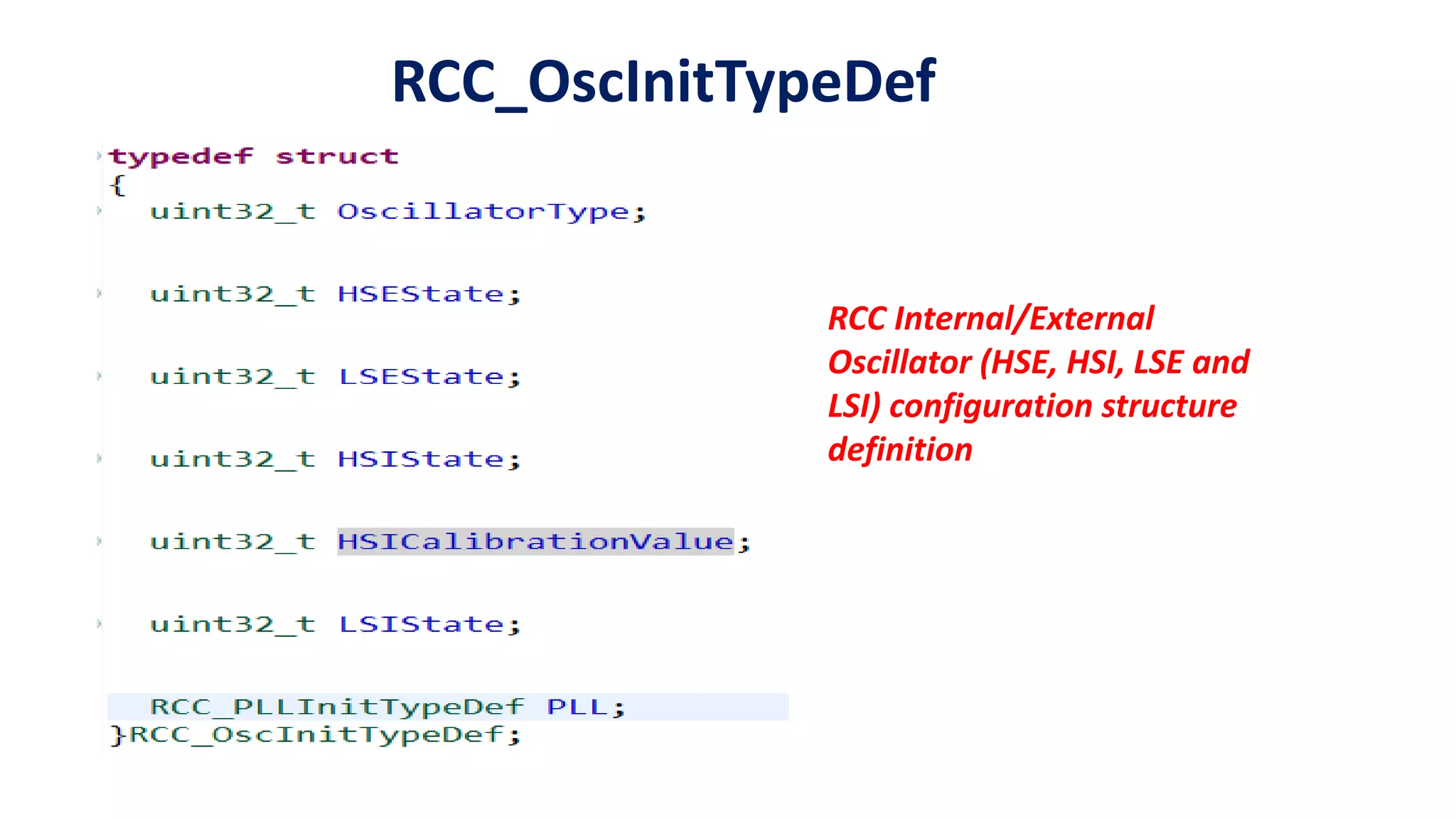 Stm32 Microcontroller Clocks And Rcc Block Ppt