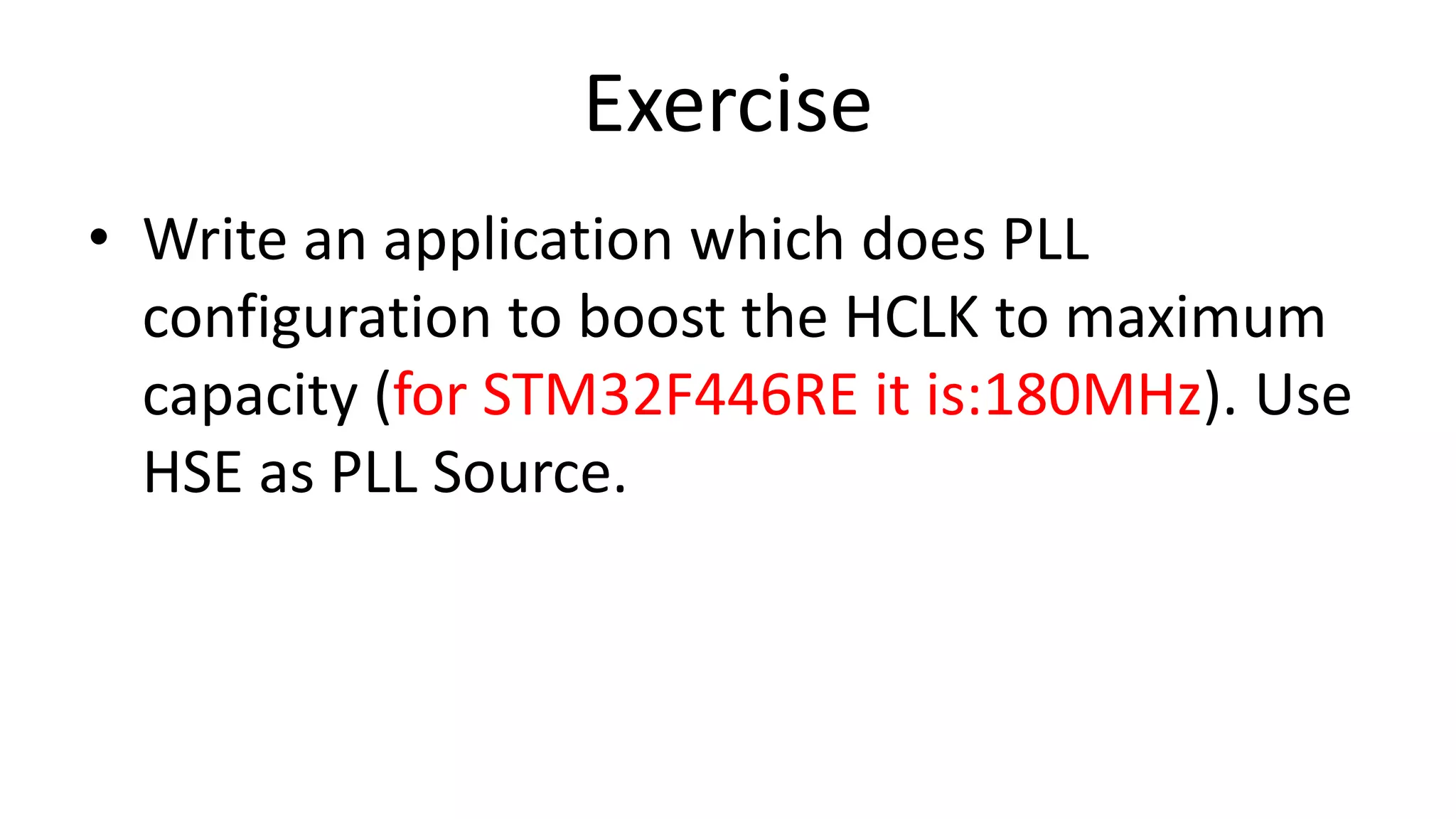 Stm32 Microcontroller Clocks And Rcc Block Ppt