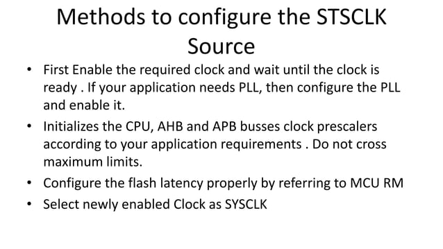 STM32 Microcontroller Clocks and RCC block | PPTX | Computing | Technology & Computing