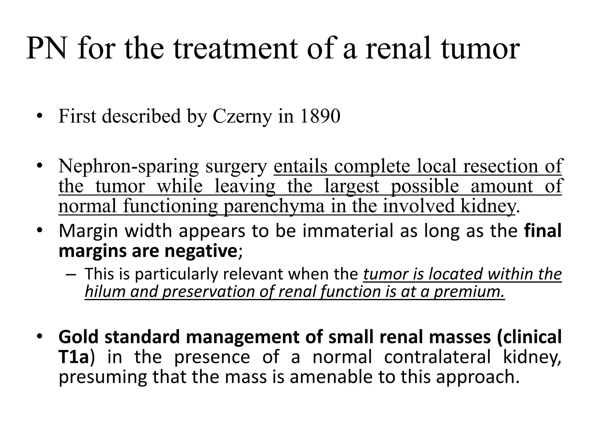 RCC- Staging and treatment of Renal Cell Carcinoma | PPTX