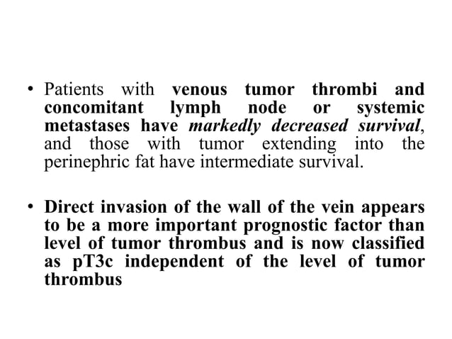 RCC- Staging and treatment of Renal Cell Carcinoma | PPTX