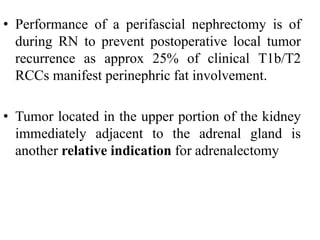 RCC- Staging and treatment of Renal Cell Carcinoma | PPTX