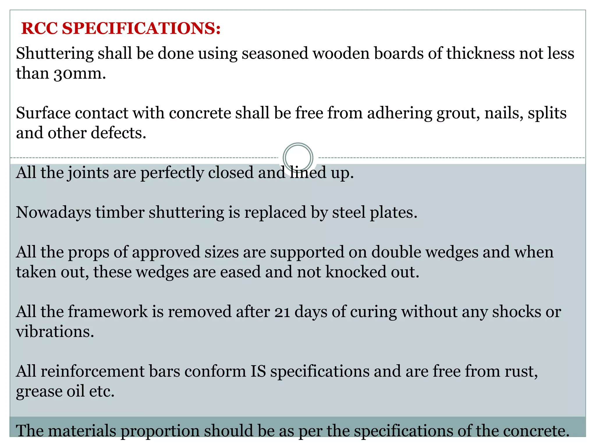 Reinforced Cement Concrete (RCC) | PPTX