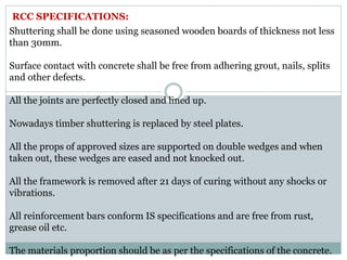 Reinforced Cement Concrete (RCC) | PPTX