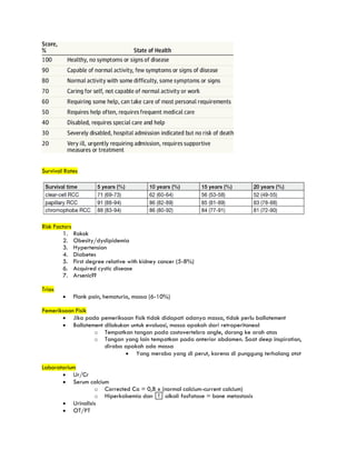 Rcc | PDF | Cancer | Diseases and Conditions