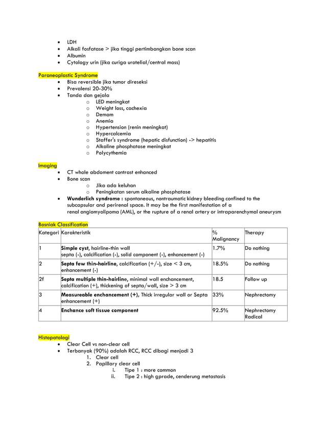 Rcc | PDF | Cancer | Diseases and Conditions