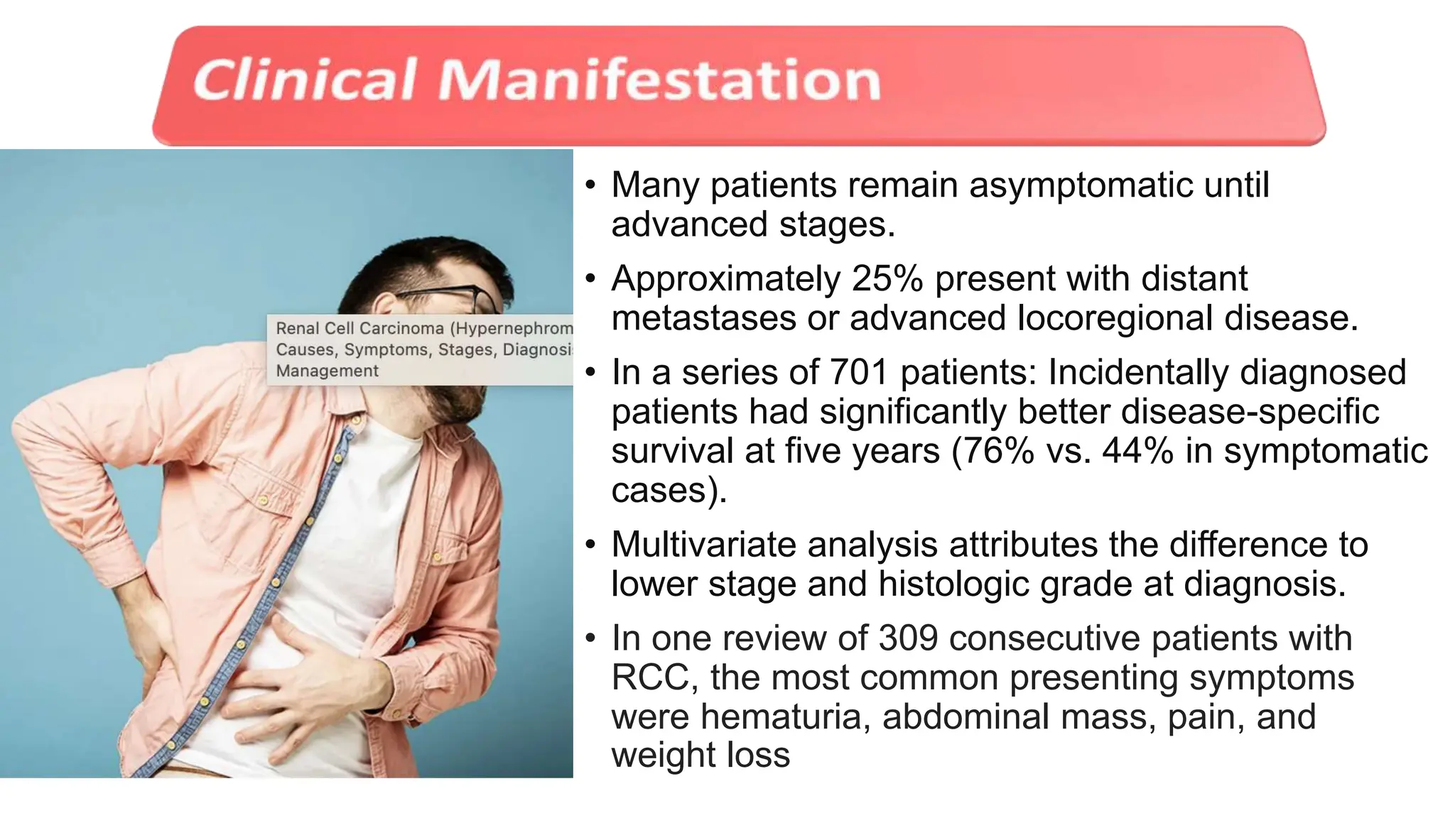 Renal cell carcinoma: clinical feature | PPTX