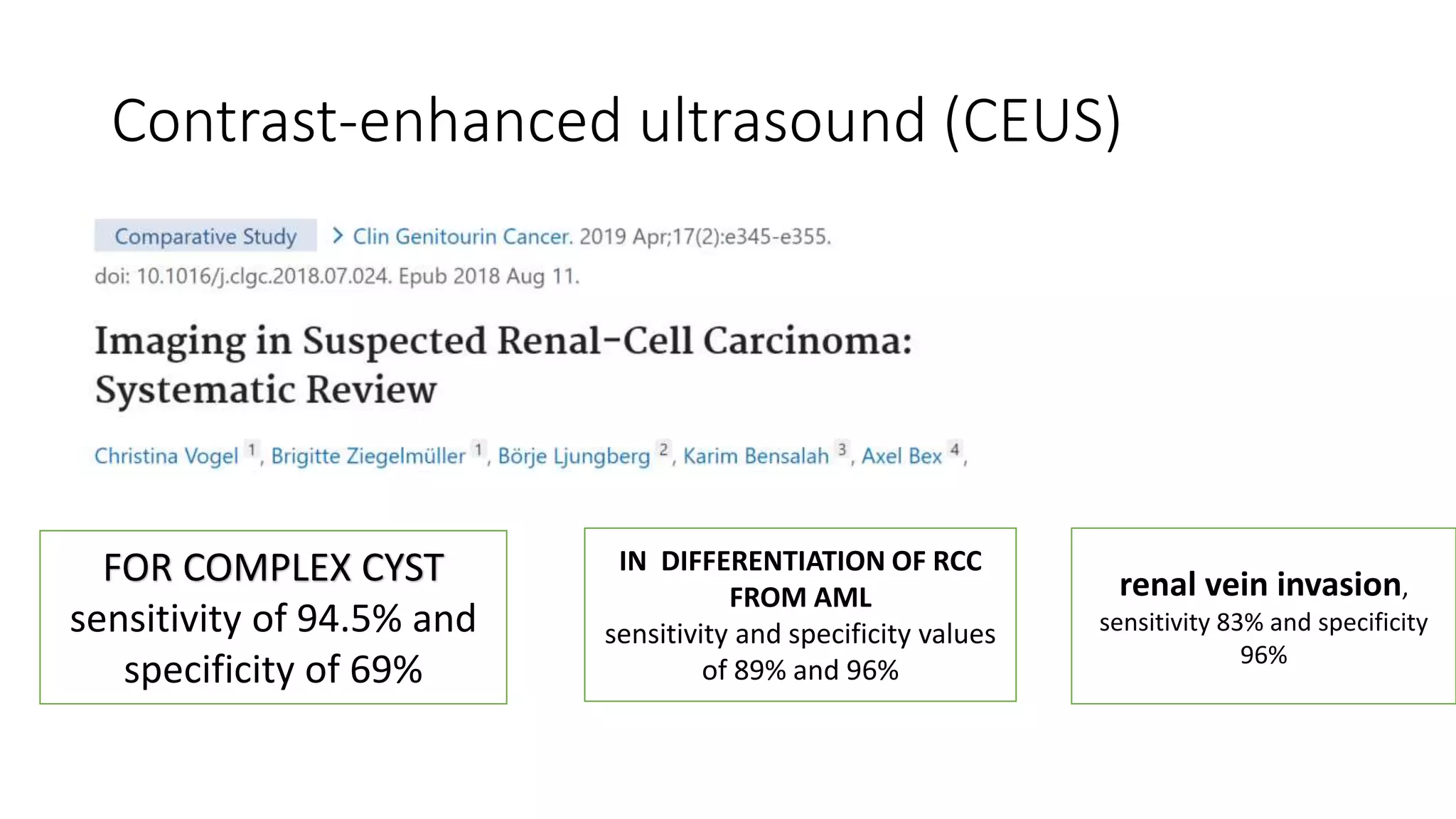 imaging in RCC | PPTX