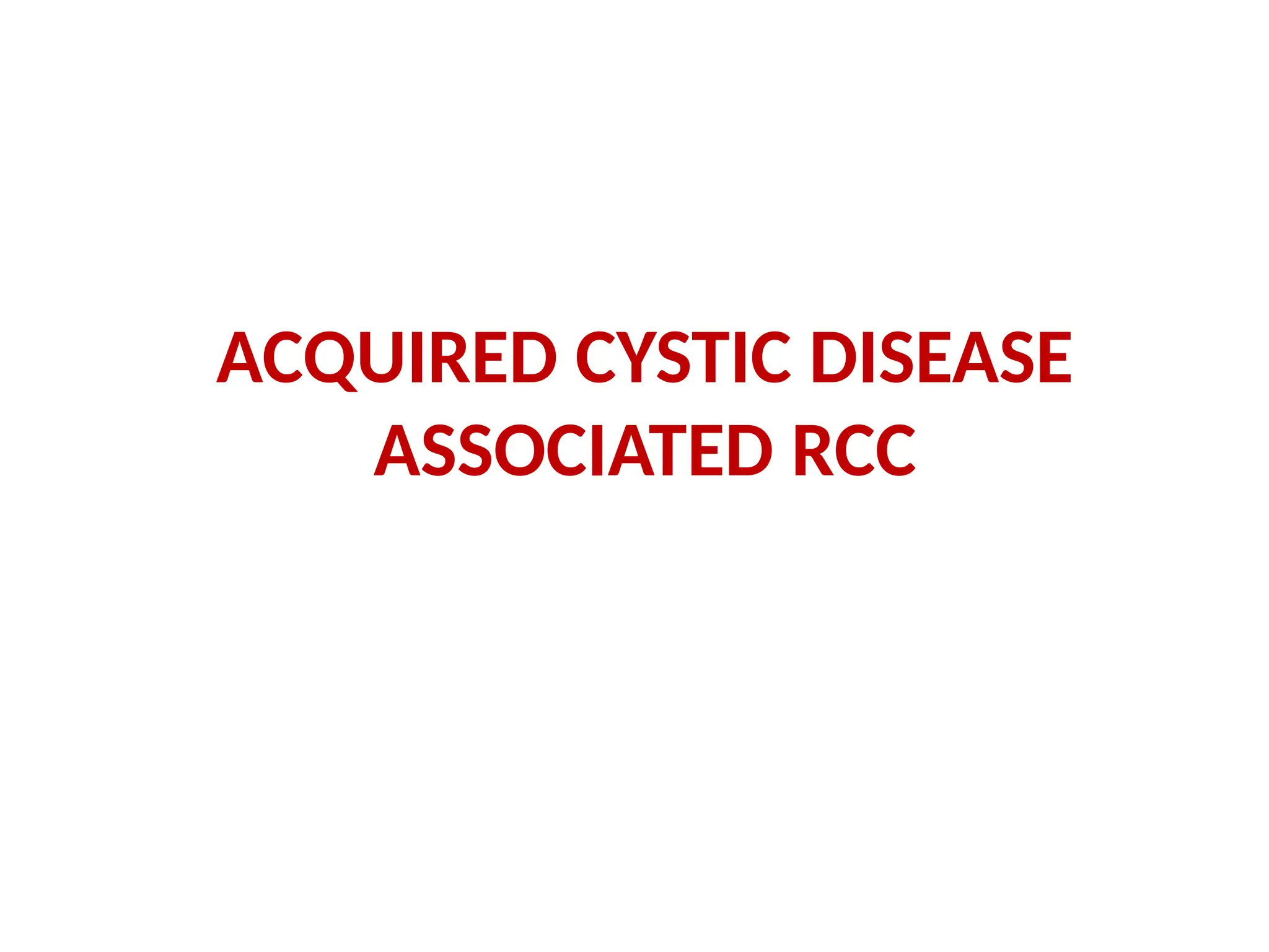 Adult epithelial renal tumors and update of WHO classification of renal ...