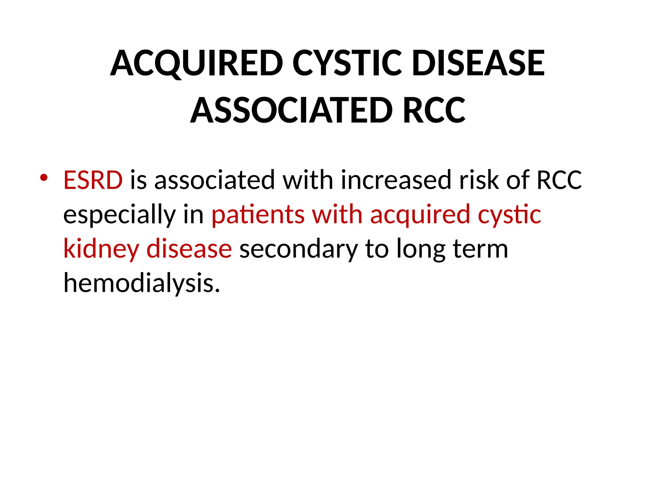 Adult epithelial renal tumors and update of WHO classification of renal ...