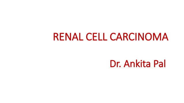 RCC PDF pathology 2nd year kidney renal ves | PPTX