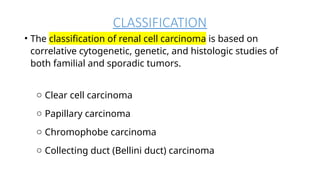 RCC PDF pathology 2nd year kidney renal ves | PPTX