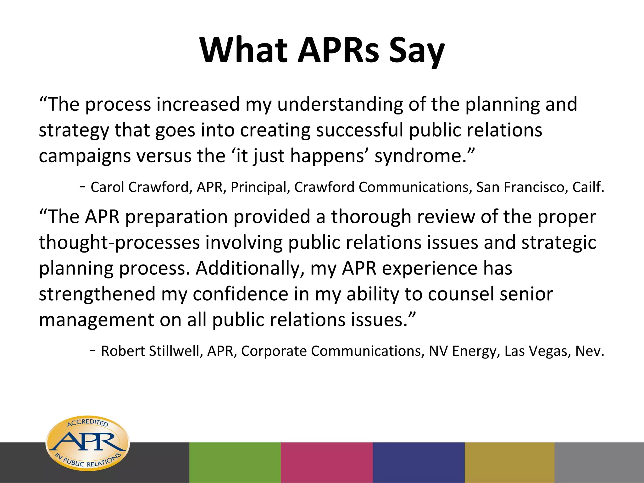 Advancing Ministry Through Accreditation in Public Relations | PPT