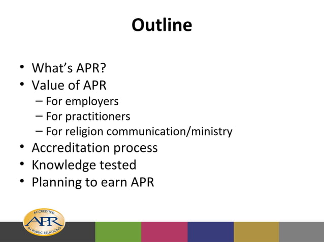 Advancing Ministry Through Accreditation in Public Relations | PPT