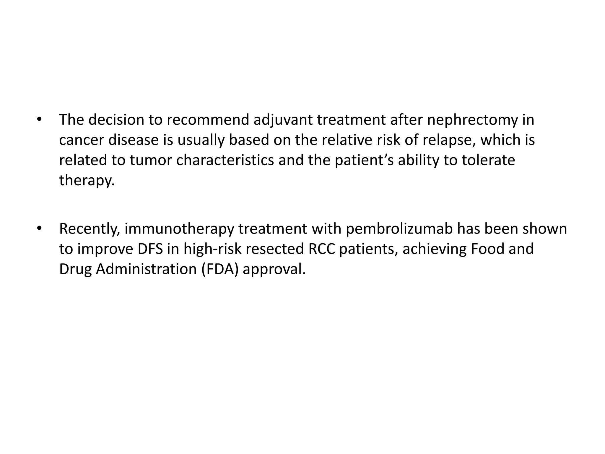 Renal cell carcinoma ( RCC )ADJUVANT TRIALS.pptx