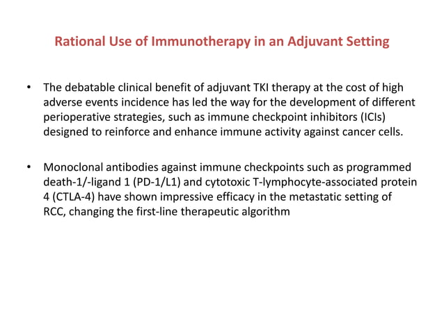 Renal cell carcinoma ( RCC )ADJUVANT TRIALS.pptx