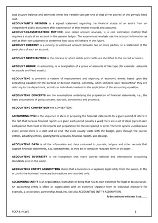 Rcca e news (1st edition) | PDF | Stocks and Bonds | Personal Investing