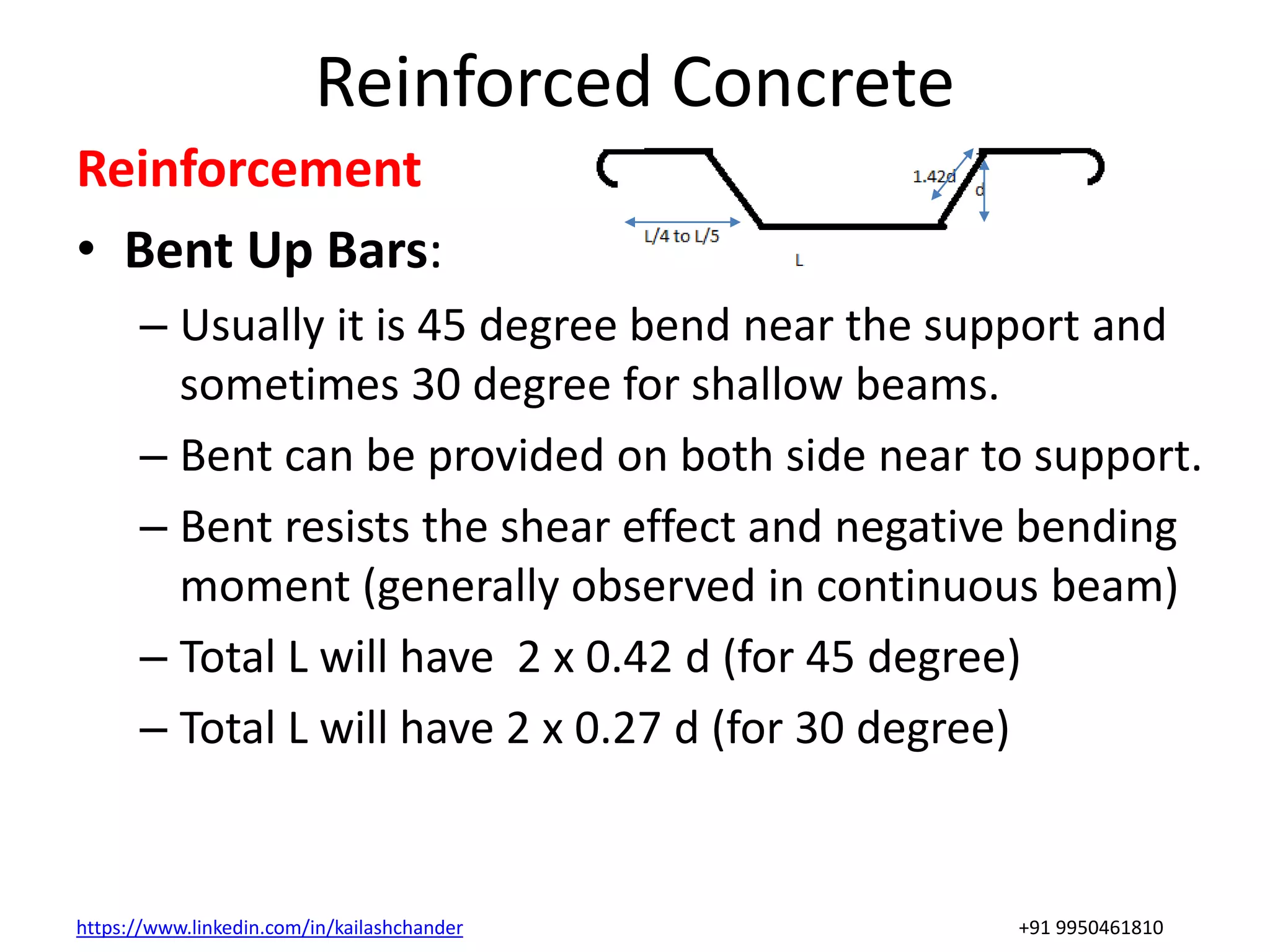 Reinforced Cement Concrete and Bar Bending Schedule | PPTX