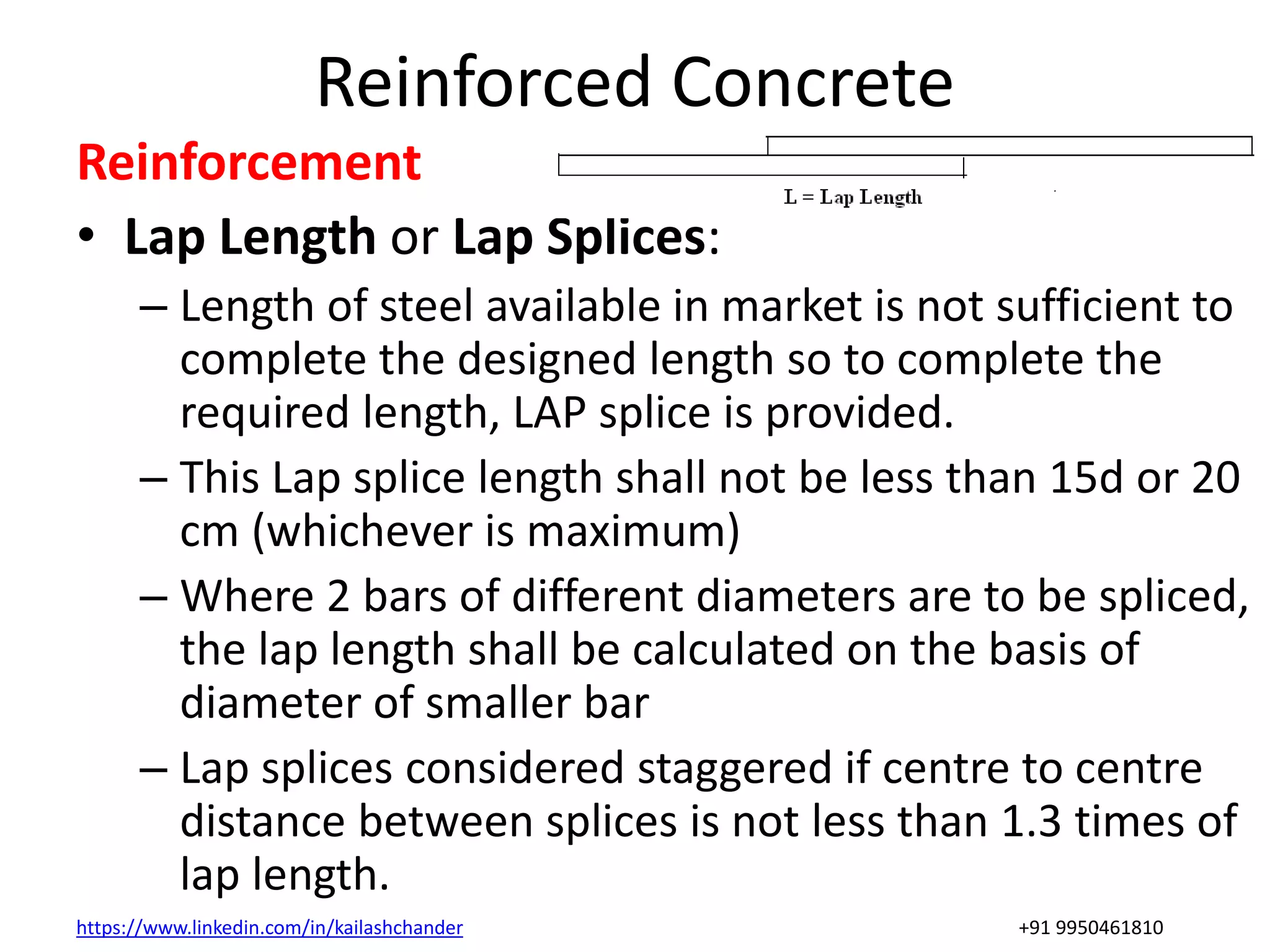 Reinforced Cement Concrete and Bar Bending Schedule | PPTX