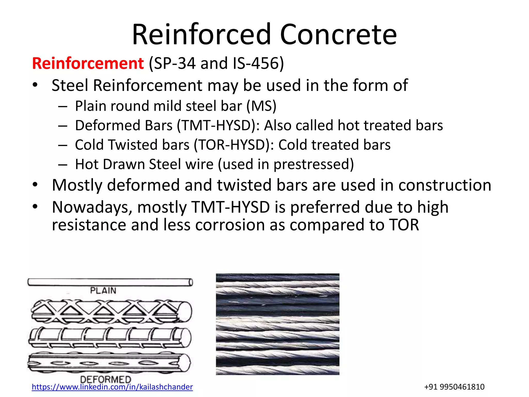Reinforced Cement Concrete and Bar Bending Schedule | PPTX