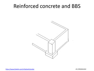 Reinforced Cement Concrete and Bar Bending Schedule | PPTX