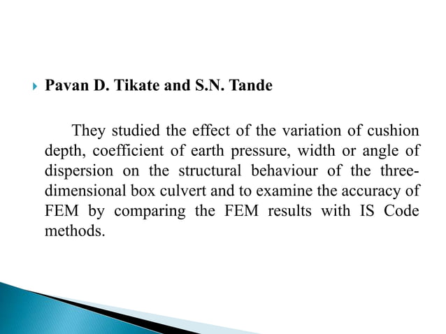 Rcc box culvert | PPTX | Civil Engineering Industry | Industries