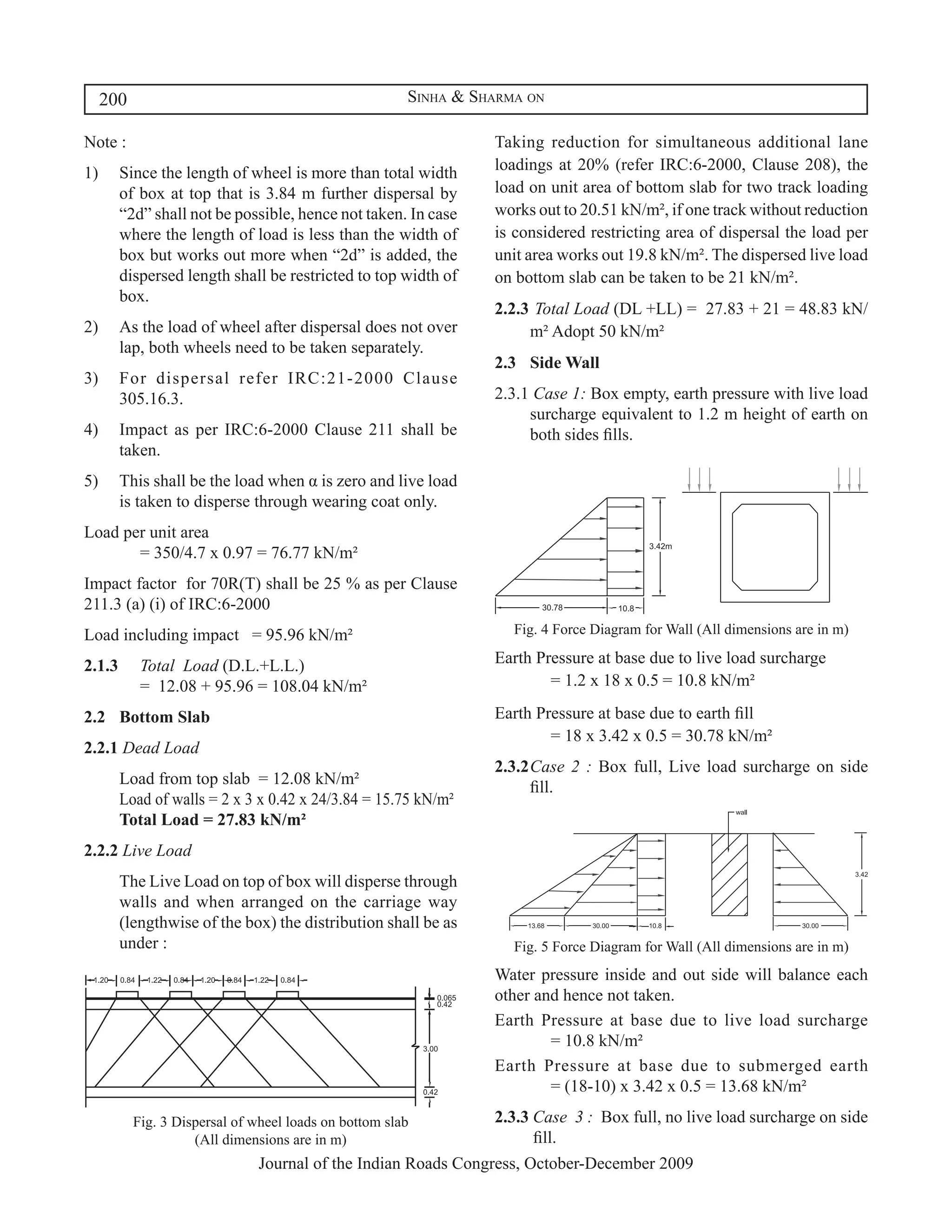 Rcc box culvert methodology and designs including computer method | PDF