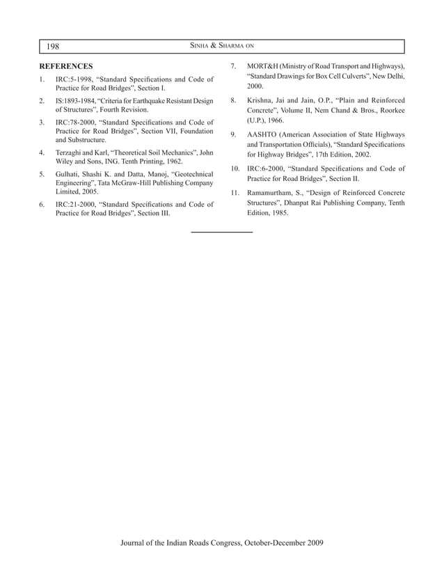 Rcc box culvert methodology and designs including computer method | PDF