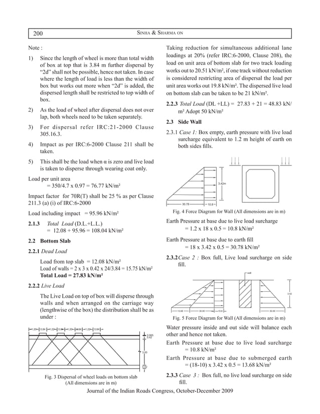 Rcc box culvert methodology and designs including computer method | PDF