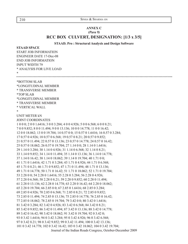 Rcc box culvert methodology and designs including computer method | PDF
