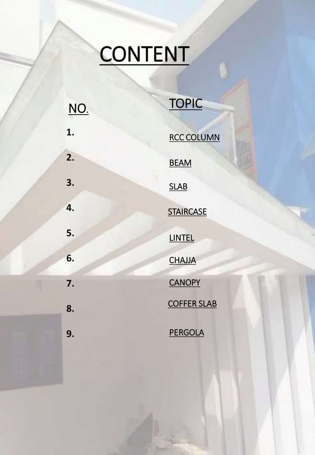 RCC Elements column, beam. | PPTX | Civil Engineering Industry | Industries