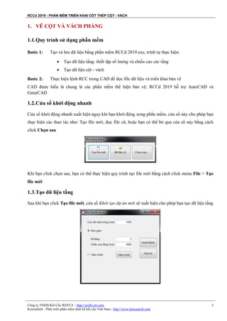 RCCd 2019 - Hướng dẫn sử dụng | PDF