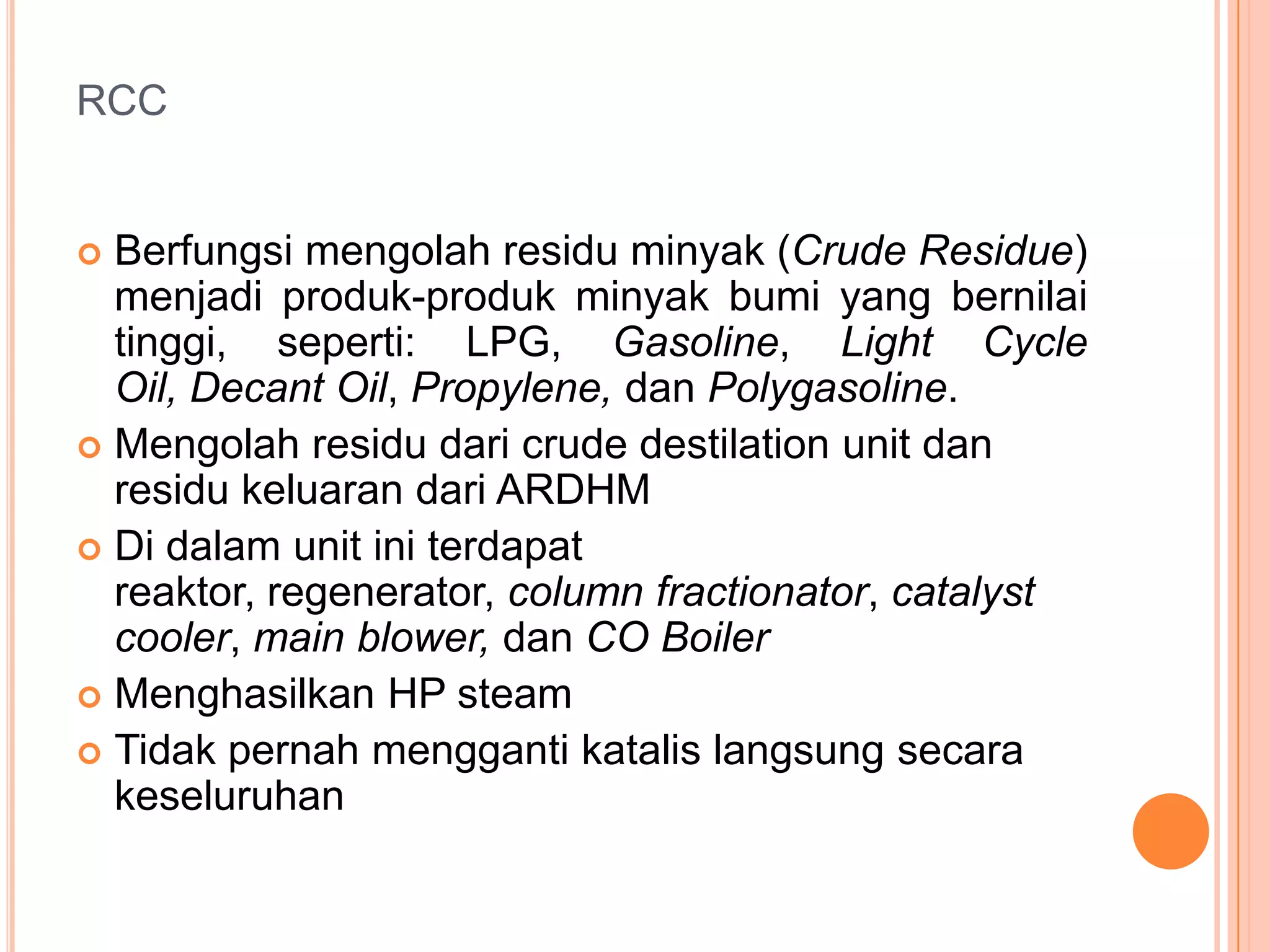 Rcc di ru vi pertamina balongan | PPTX