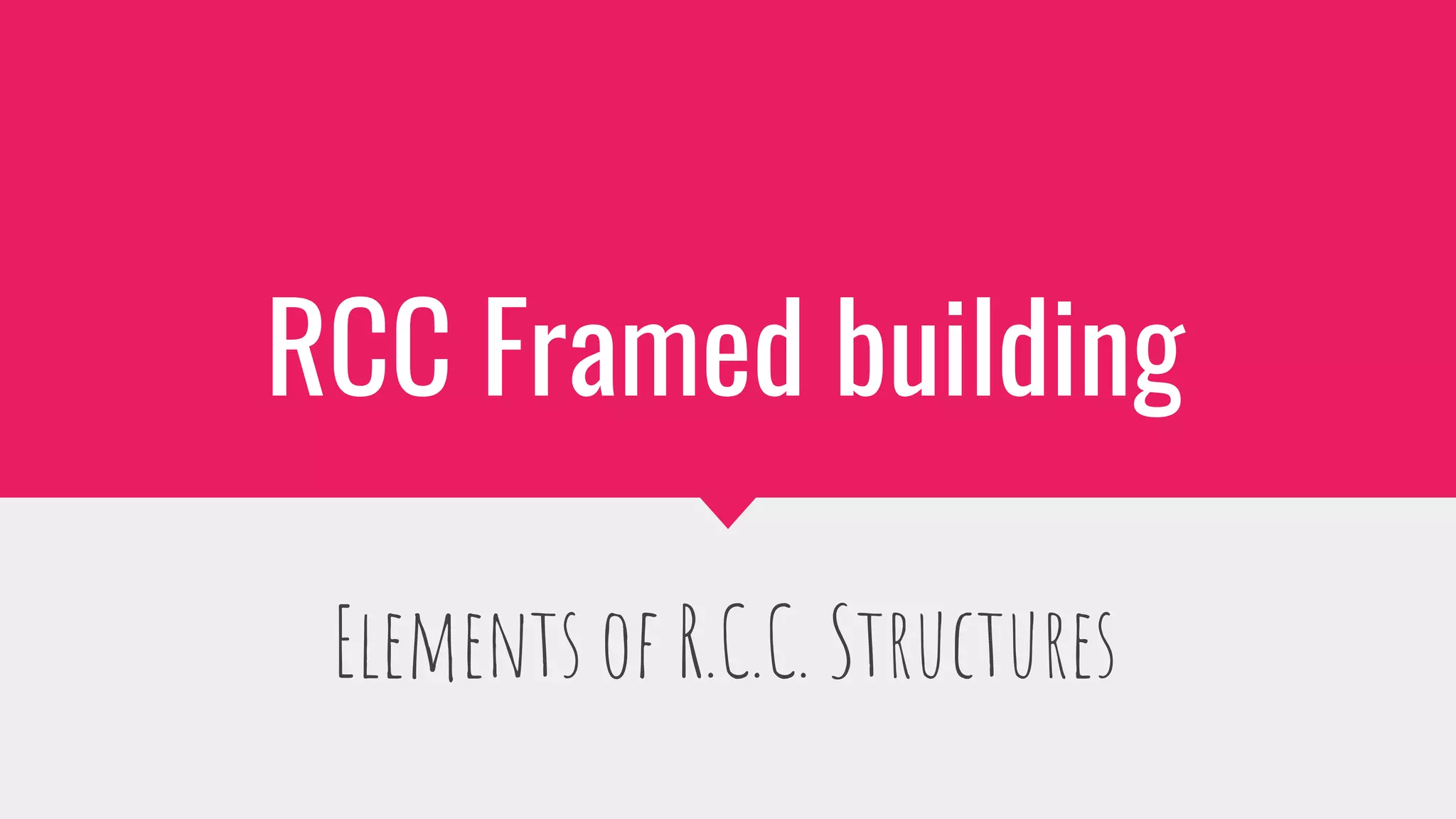 Elements of RCC Framed Structure (With Steel Detailing) | PPTX