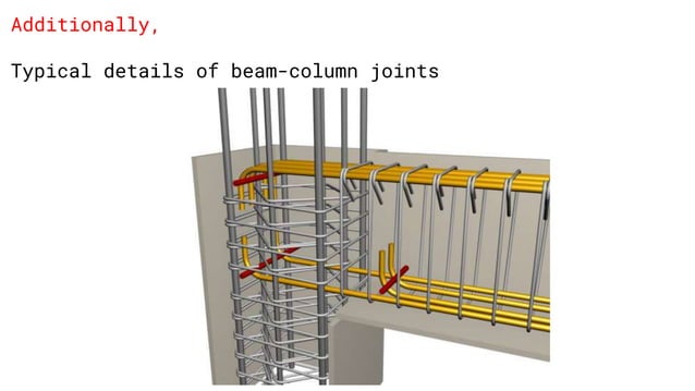 Elements of RCC Framed Structure (With Steel Detailing) | PPTX