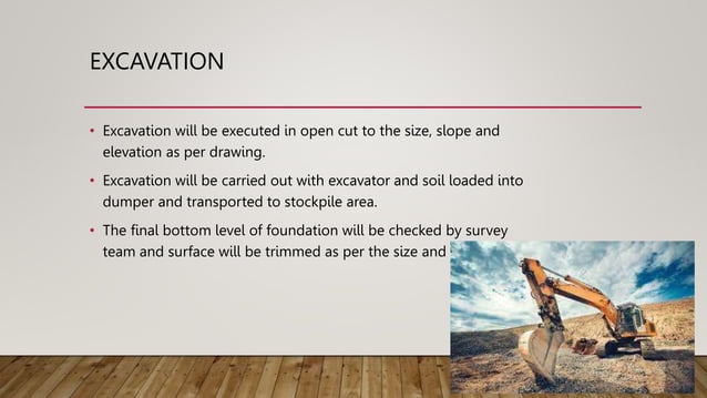 RCC foundation methodology & process.pptx | Civil Engineering Industry | Industries